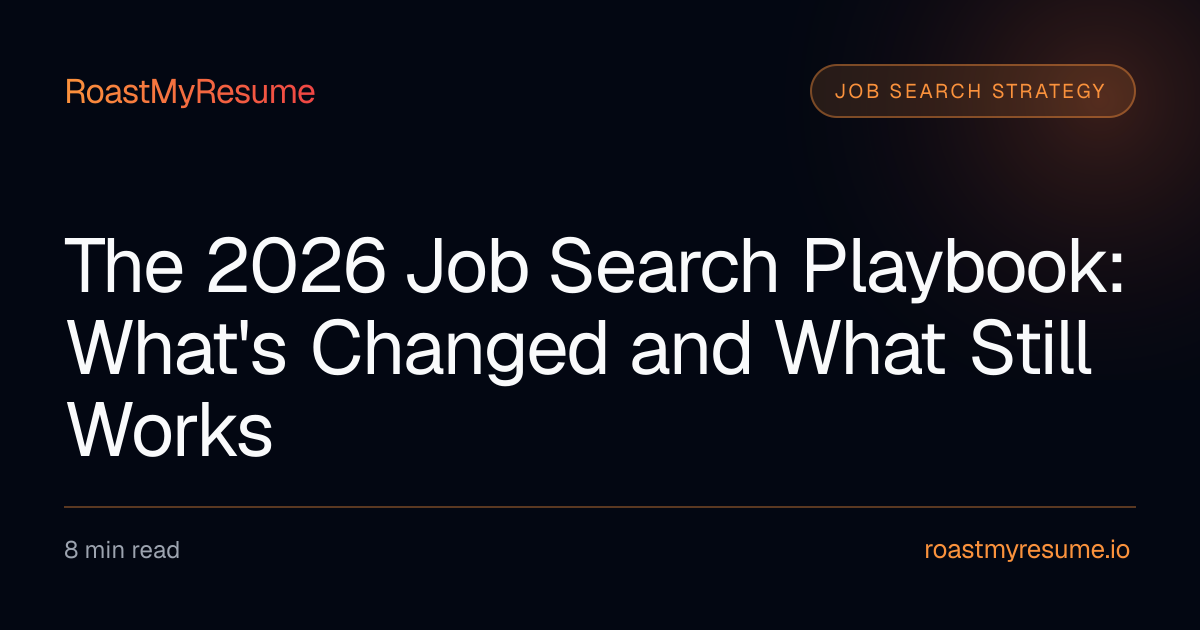The 2026 Job Search Playbook: What's Changed and What Still Works ...